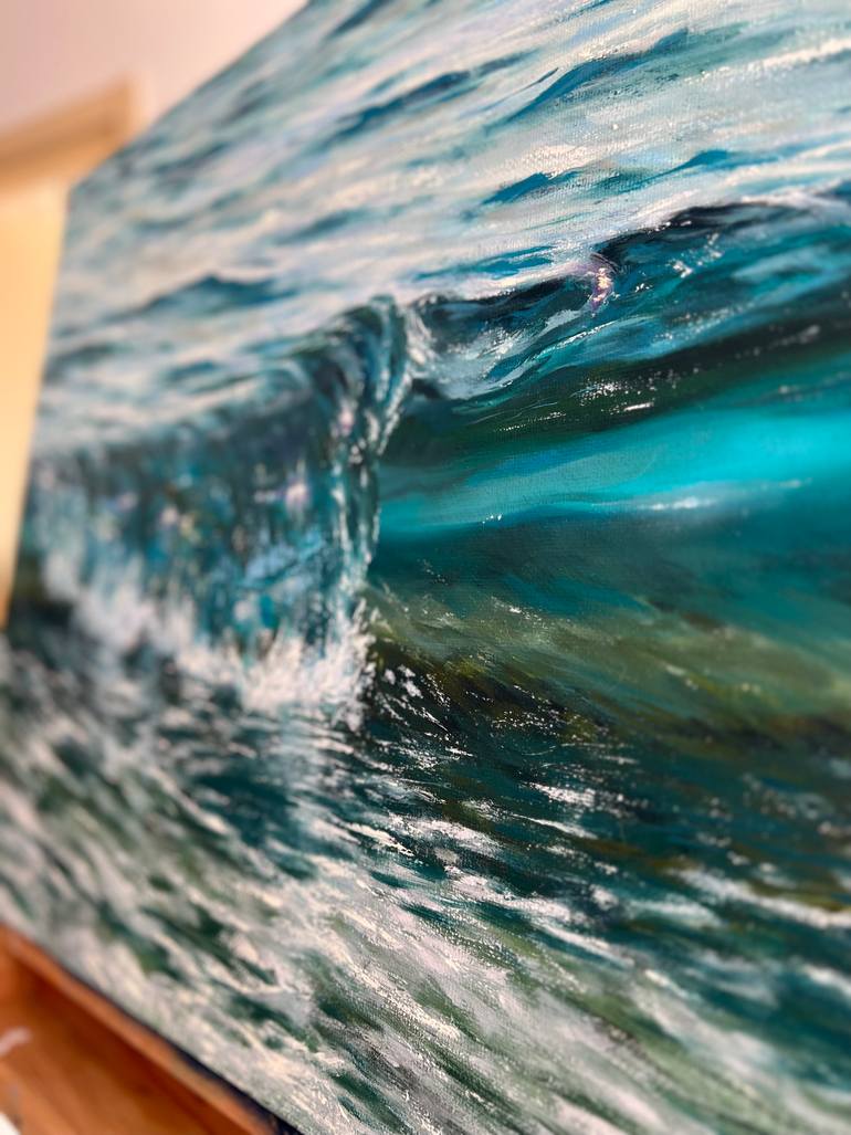 Expecting rain Painting by Valeria Ocean | Saatchi Art