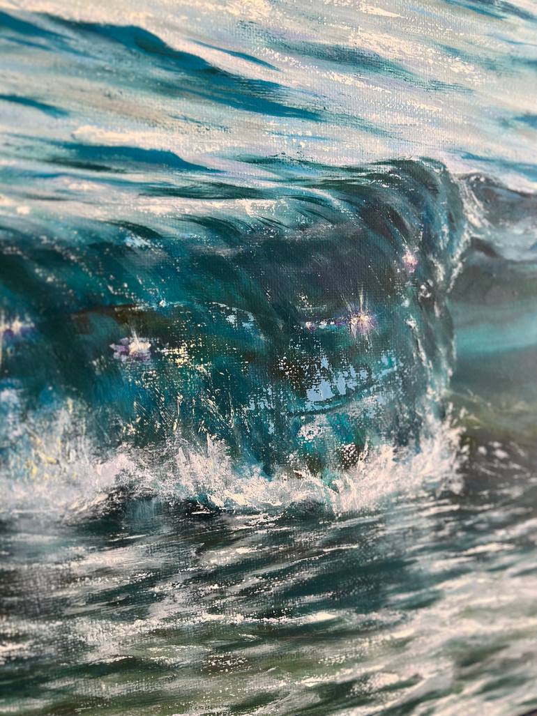Expecting rain Painting by Valeria Ocean | Saatchi Art