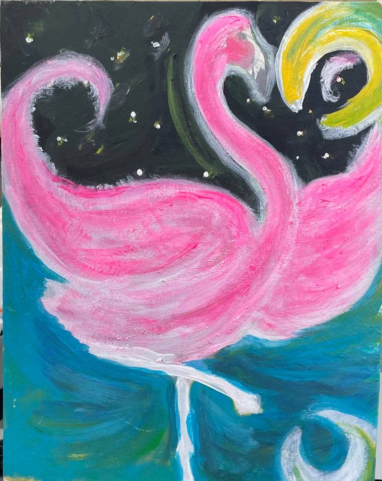 Percieus the Peculiar Penguin Painting by Lander Rise | Saatchi Art