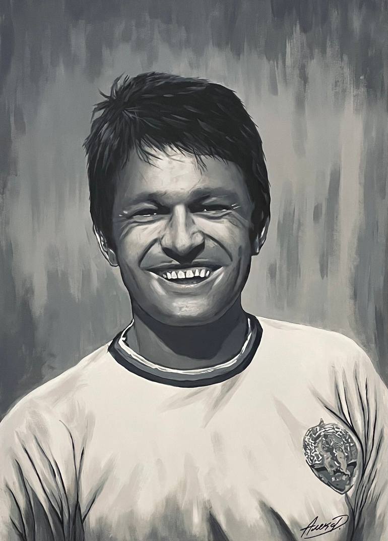 Georgi Asparuhov (Gundi/Гунди) Painting by A Dimitrov | Saatchi Art