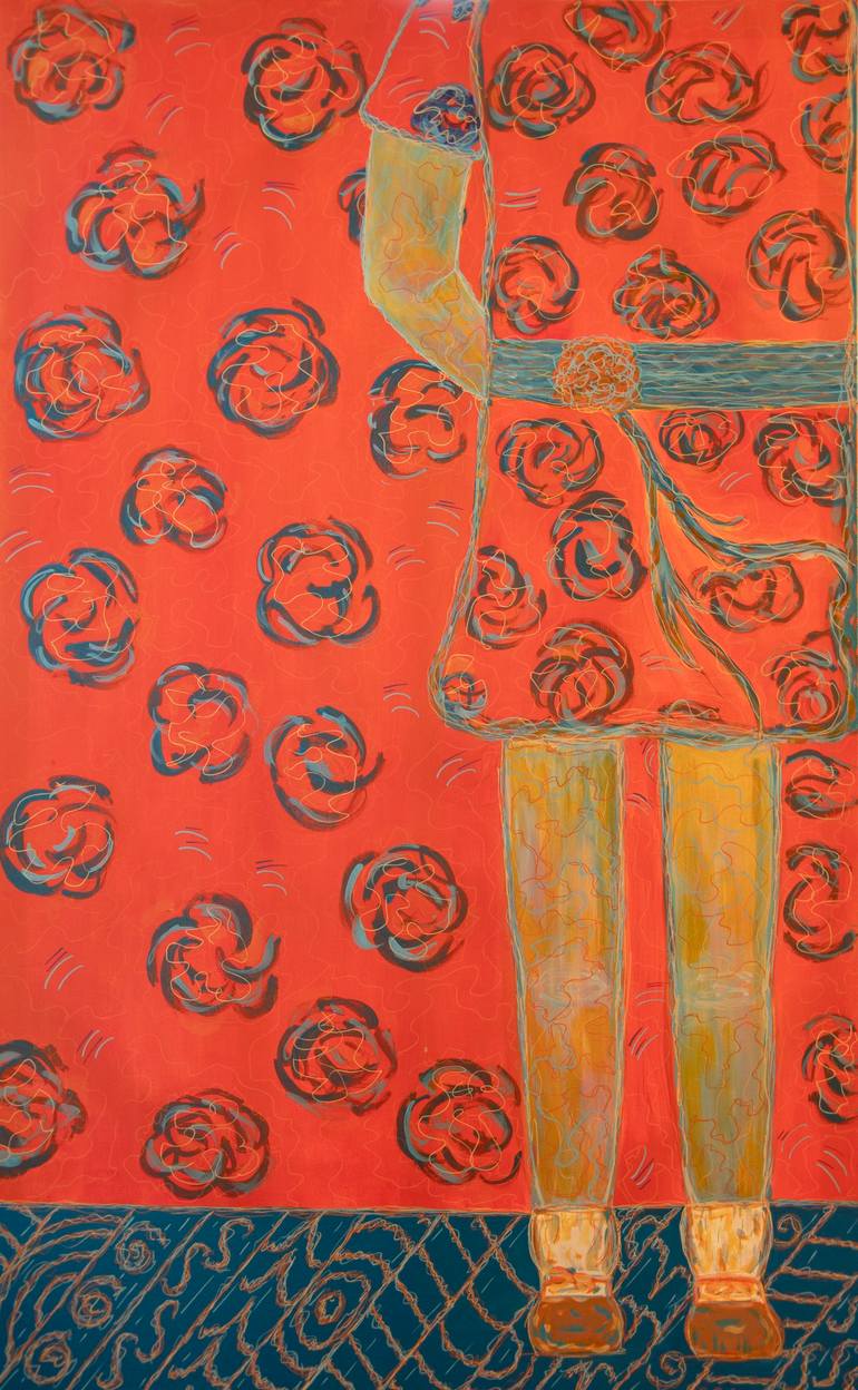 Hopelessly fitting in. Painting by Rebecca Bales | Saatchi Art