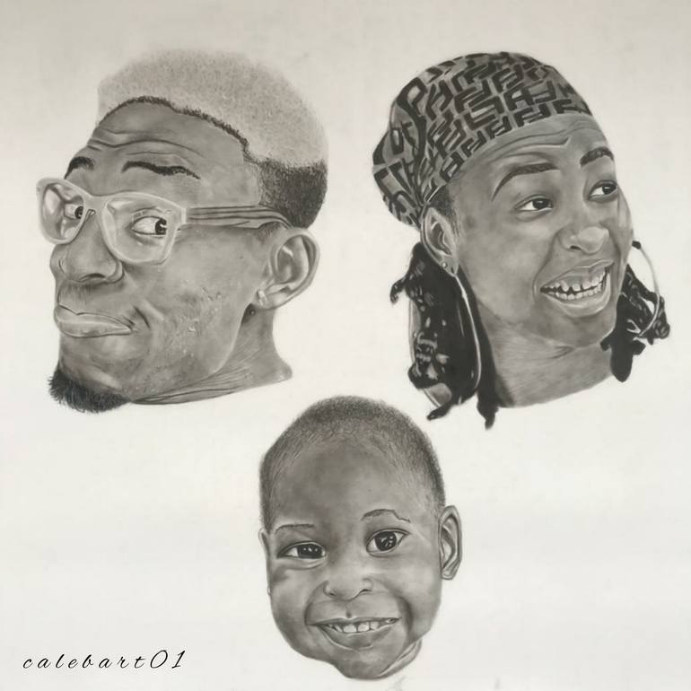 Bond Drawing by Caleb Ngamegbulam | Saatchi Art