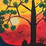 Art Piece - Gloomy Sunset Painting by Cameron Crowson | Saatchi Art