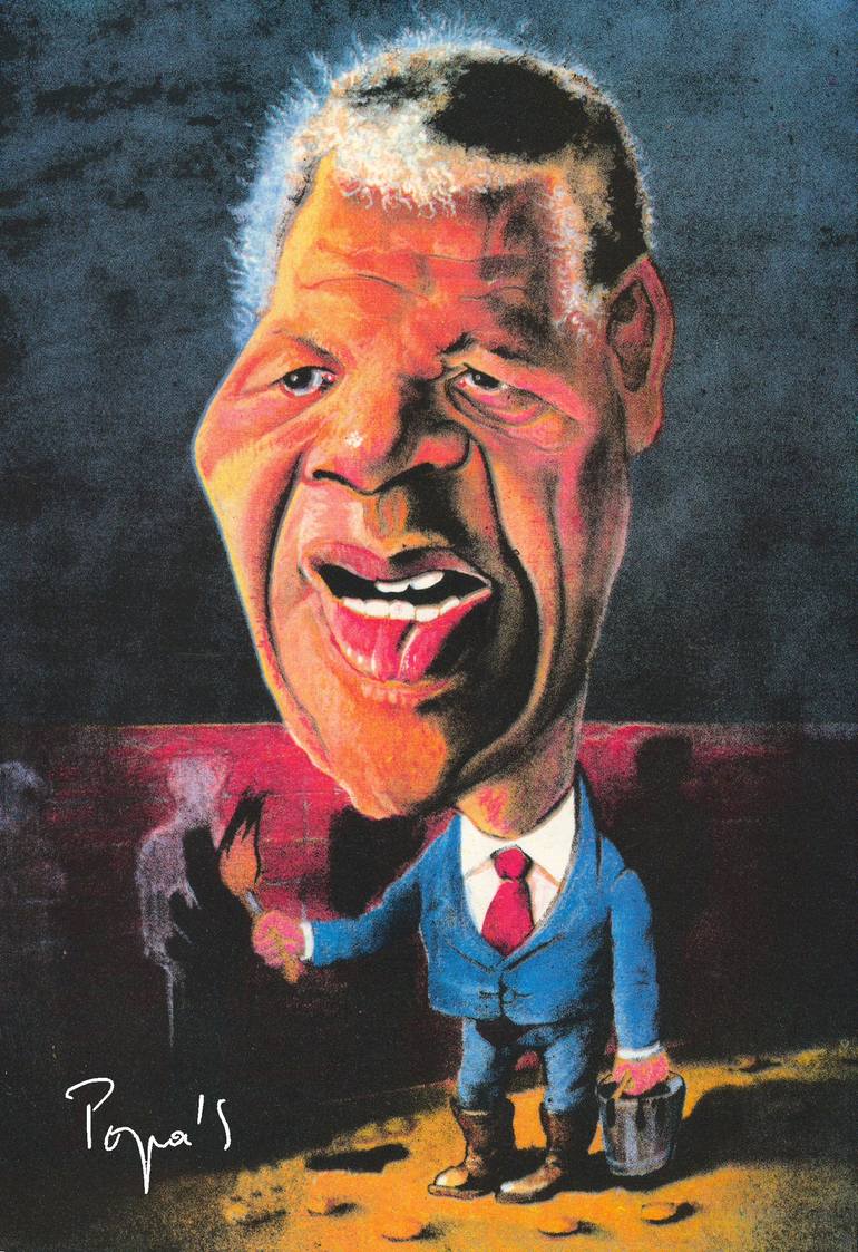 Nelson Mandela Painting by Popa Popa'S | Saatchi Art