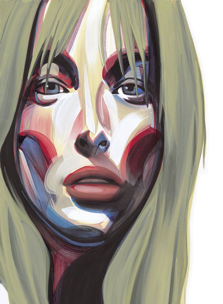 Real Face Painting by TAKAO AOYAMA | Saatchi Art