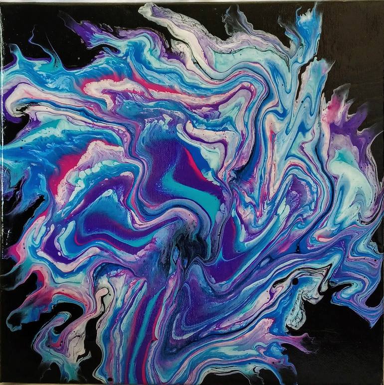 The portal - Original piece Painting by Erica Crawford | Saatchi Art