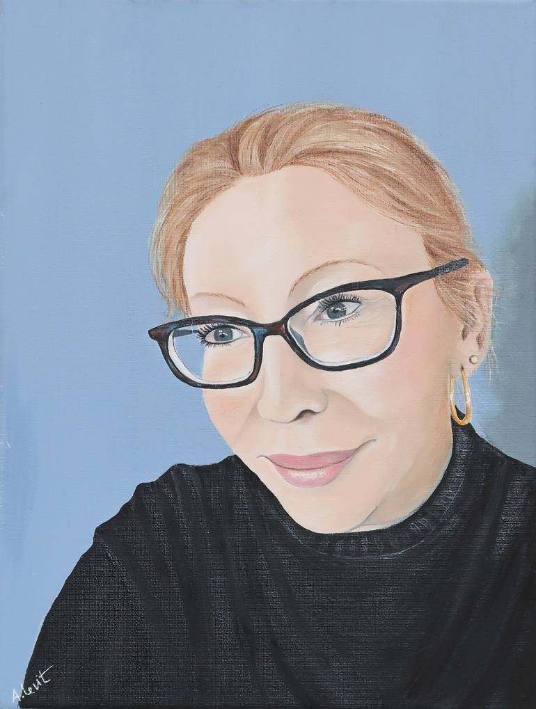 Personal Portrait From Photo. Custom Oil Portrait Of Any Size Painting by Anna Levit | Saatchi Art