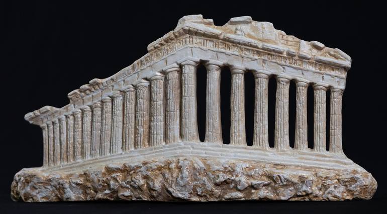 The Parthenon in the Acropolis Sculpture by Stephanos Avakian | Saatchi Art