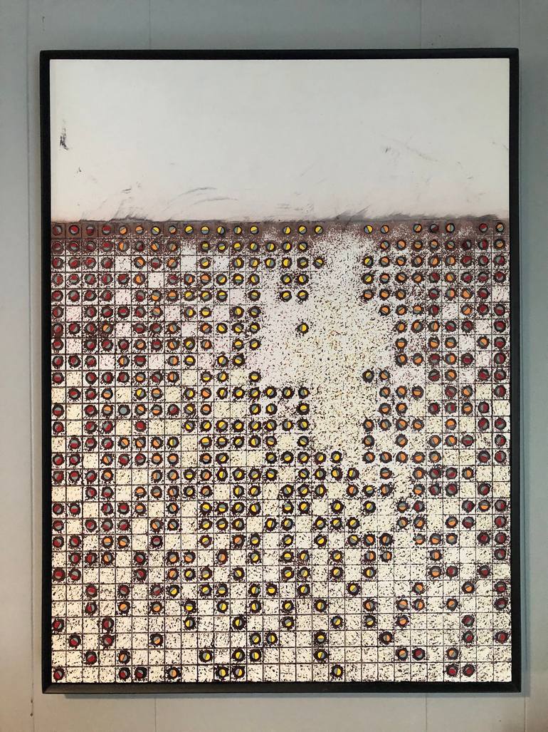 Deconstructing the Grid Painting by Ryan Lane | Saatchi Art
