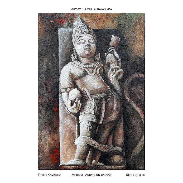 Idols Painting by Monisha Thirumoorthy | Saatchi Art