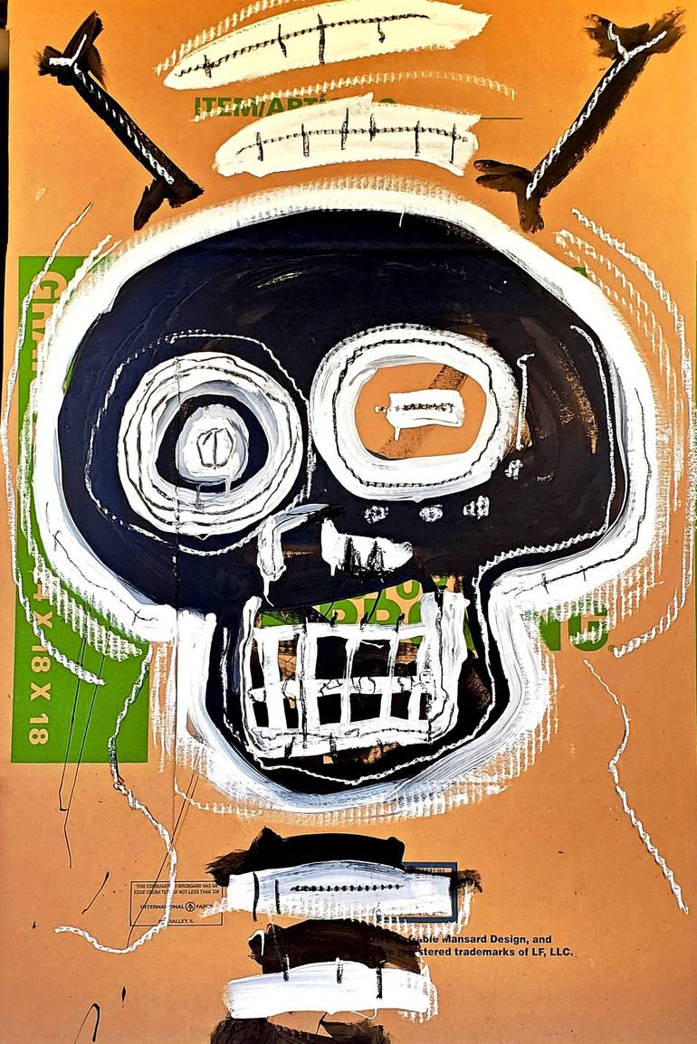 BigSkull Painting by BRIAN WEINSTOCK | Saatchi Art