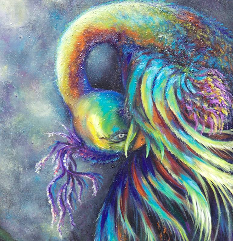 Phoenix-13 Painting by Elif Kalpak Ulutas | Saatchi Art