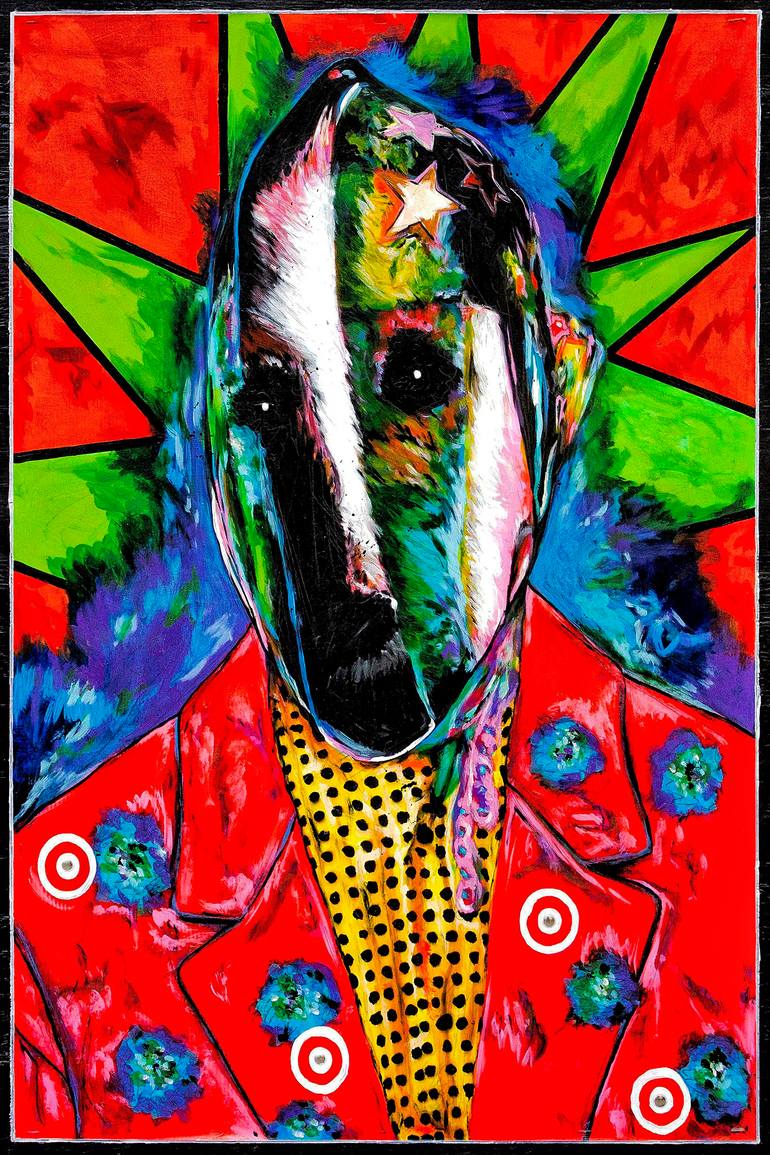 Sing and Sovereignty (Portrait of a Parasite) Painting by Alec Goss ...