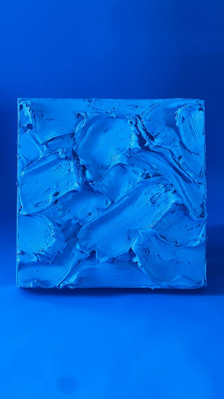 Monochromatic Blue Painting by Michael Allen | Saatchi Art