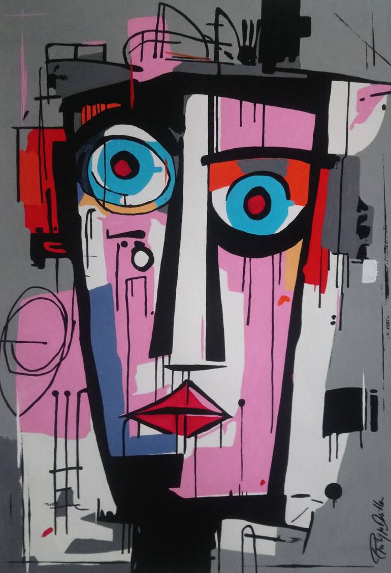 Nixie Painting by Philippe Dailler | Saatchi Art
