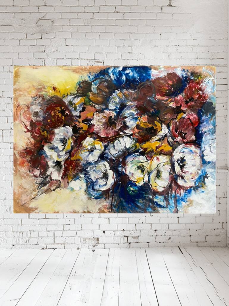 Hugs Painting by Oksana Almiz | Saatchi Art