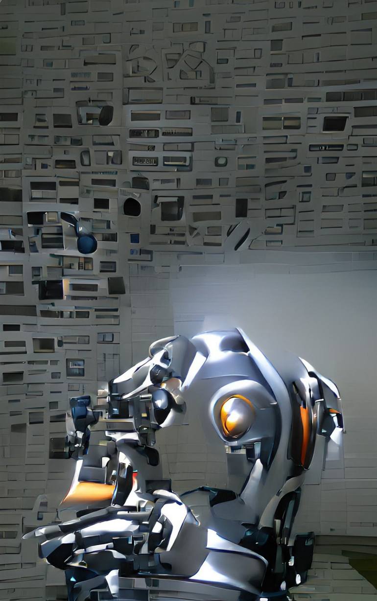 Mecha I Painting by Daffa Raditya | Saatchi Art