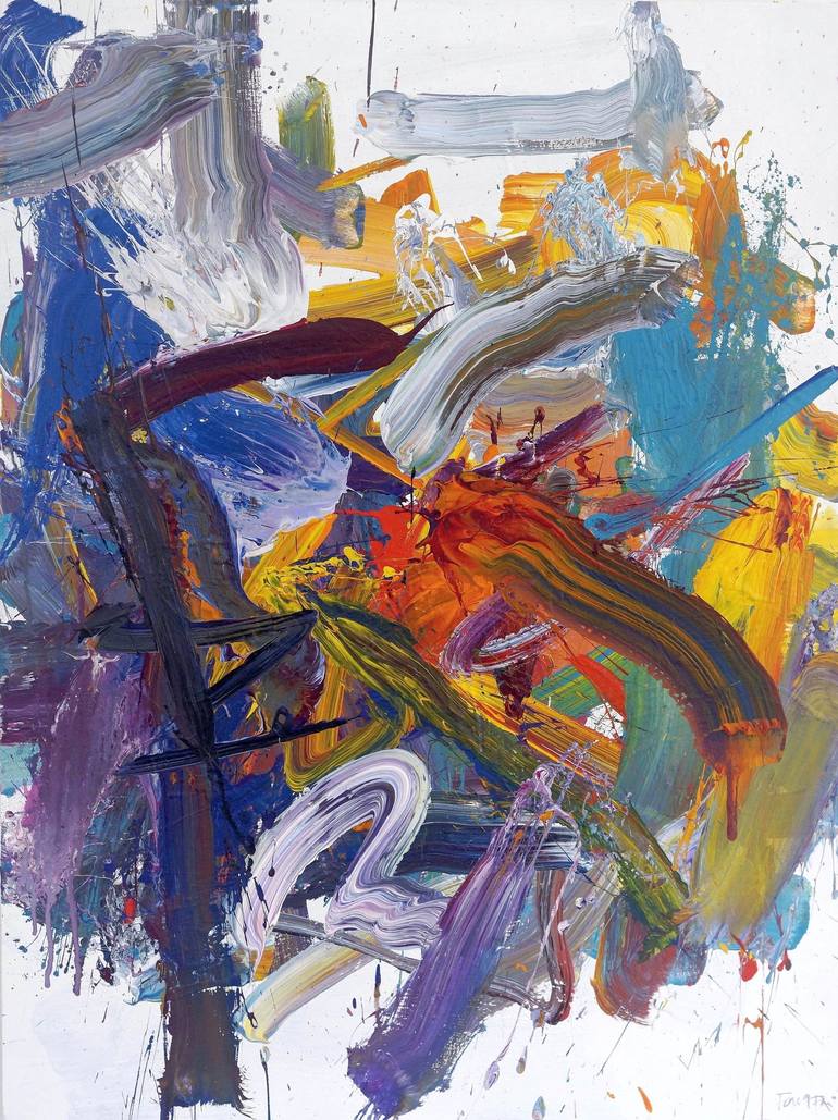 Have one's fling Painting by Fong Fai | Saatchi Art