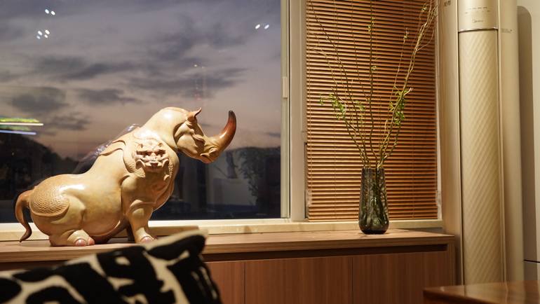 Rhino General Sculpture by Zhao Yongchang | Saatchi Art