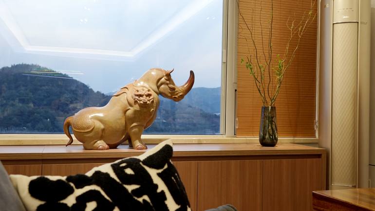 Rhino General Sculpture by Zhao Yongchang | Saatchi Art