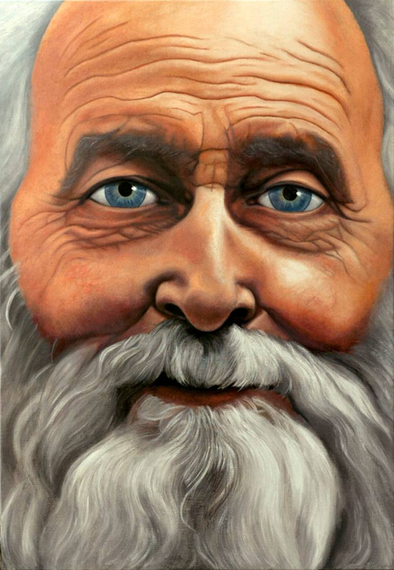 tha gardener Painting by elodie studler | Saatchi Art