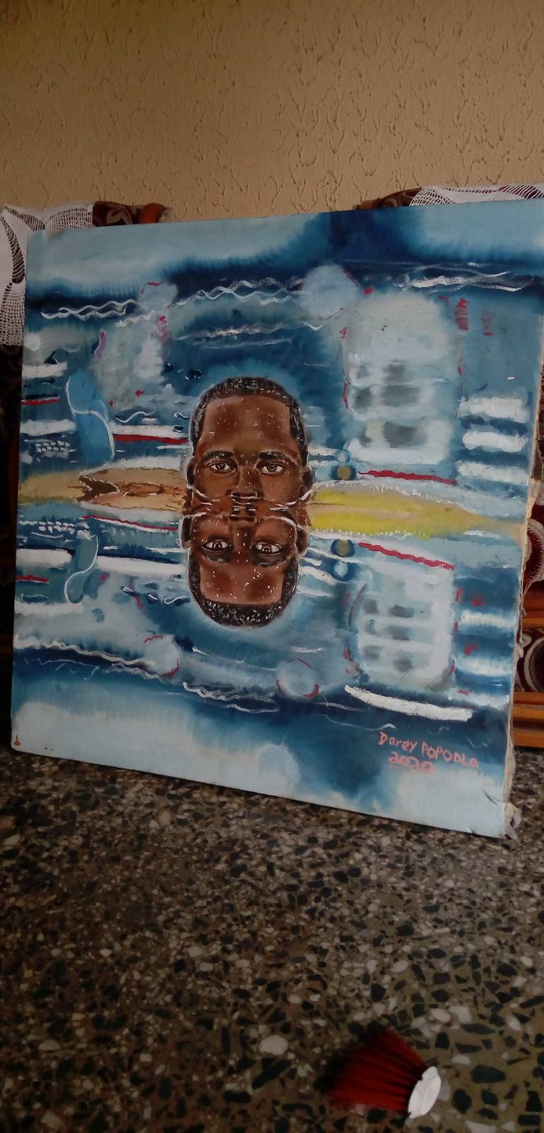 Bringing back our life Painting by Darey Popoola | Saatchi Art