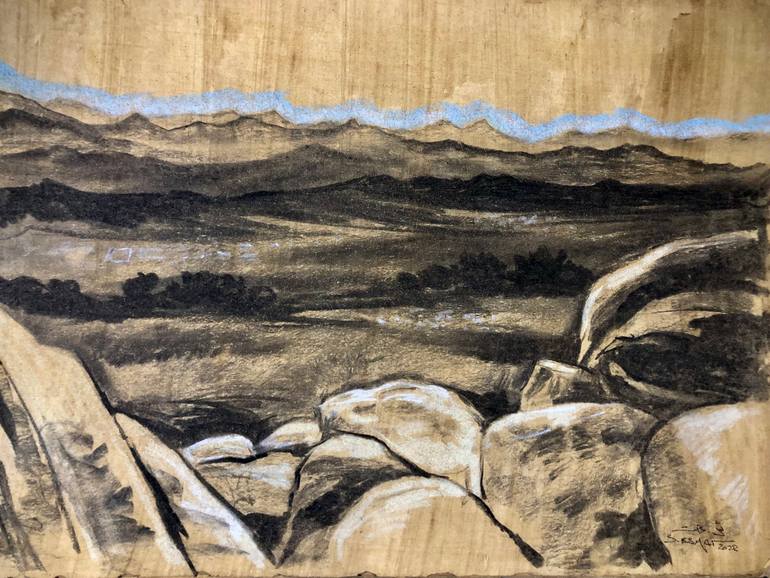 Sinai overview Drawing by Shenouda Esmat | Saatchi Art