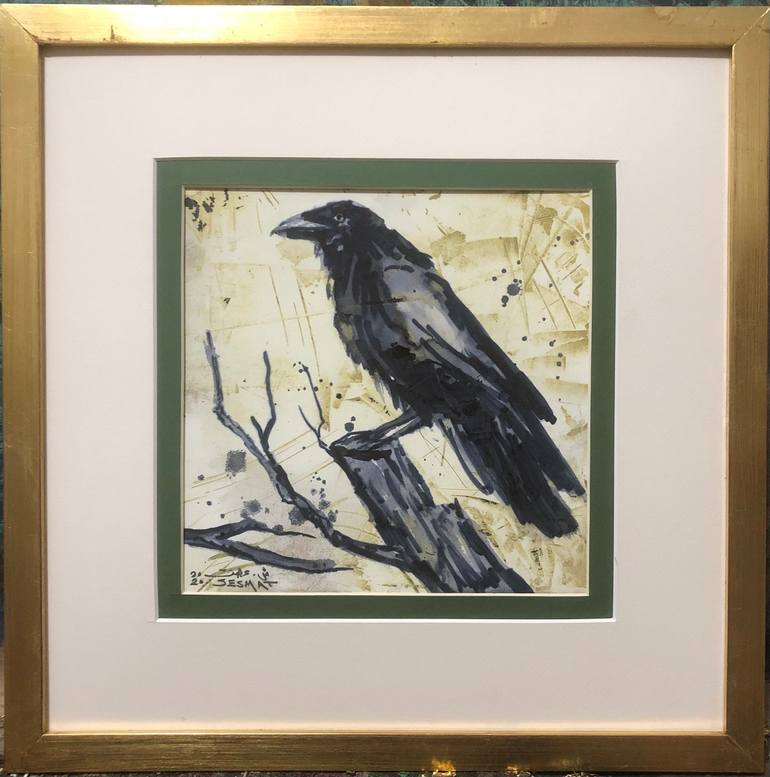 Crows of Sinai Drawing by Shenouda Esmat | Saatchi Art