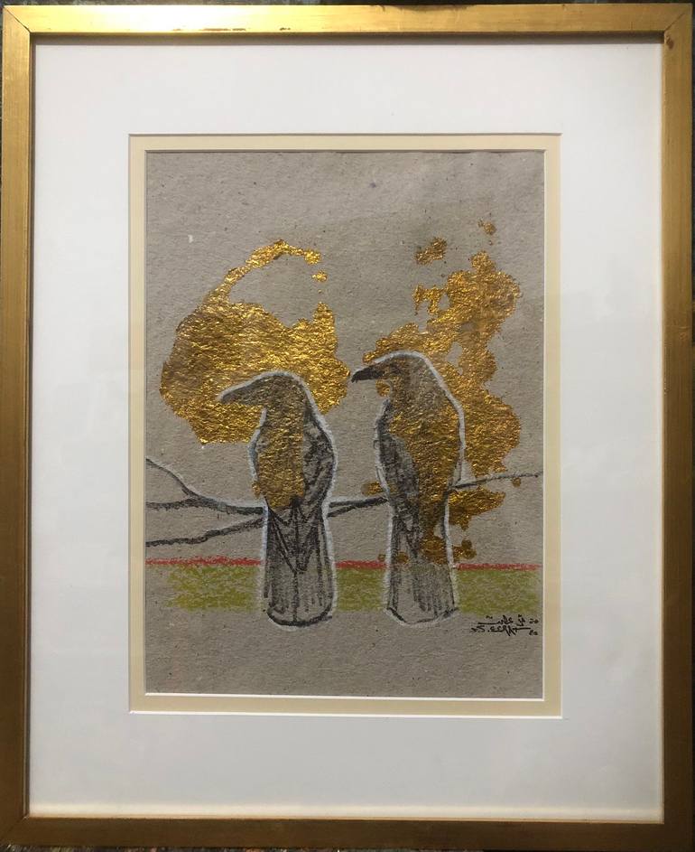 Crows of Sinai Drawing by Shenouda Esmat | Saatchi Art