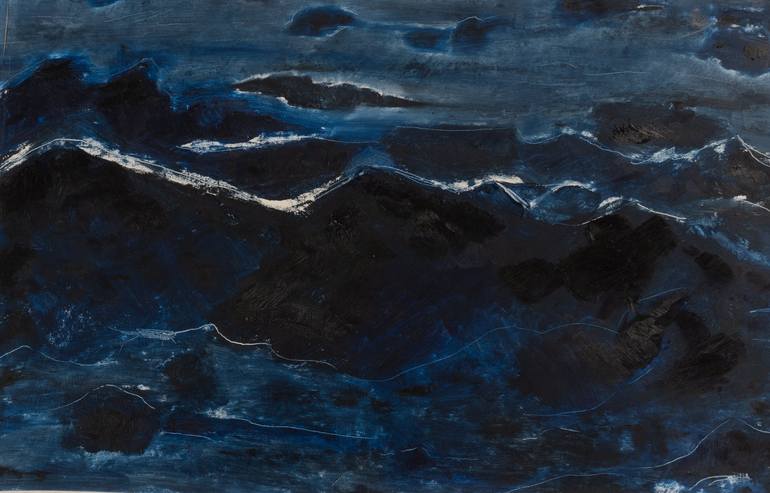 Waves I Painting by Lucy Gow | Saatchi Art