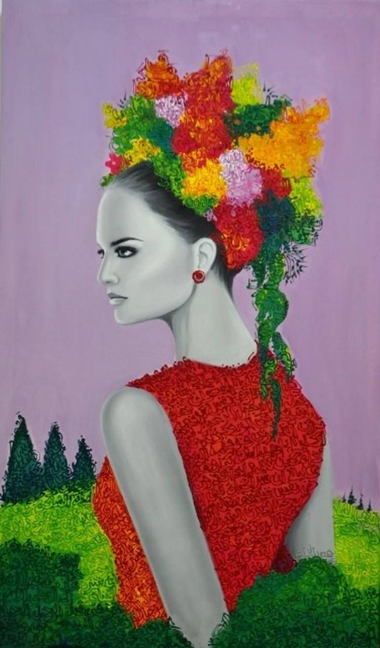 Samar Painting by Houda Khamlichi | Saatchi Art