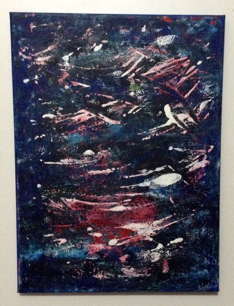 Galactic invasion Painting by Liberted M | Saatchi Art