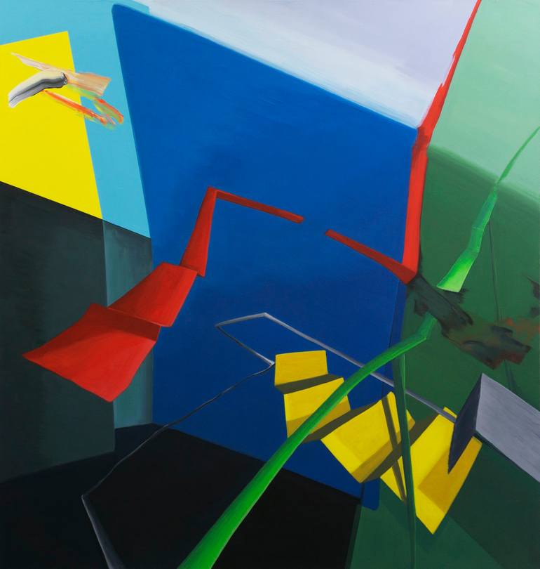 Screen Composition Painting by Nicolas Galindo | Saatchi Art