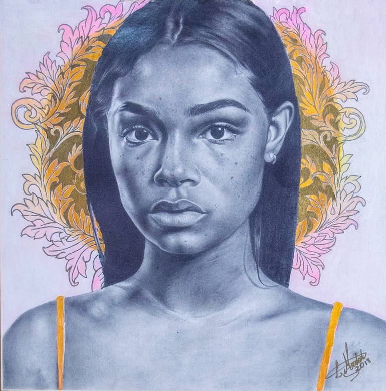 Pensive Drawing by Lenisha Modeste | Saatchi Art