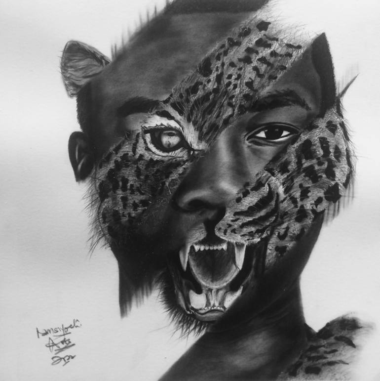 Resilience Drawing by Eze Samuel | Saatchi Art