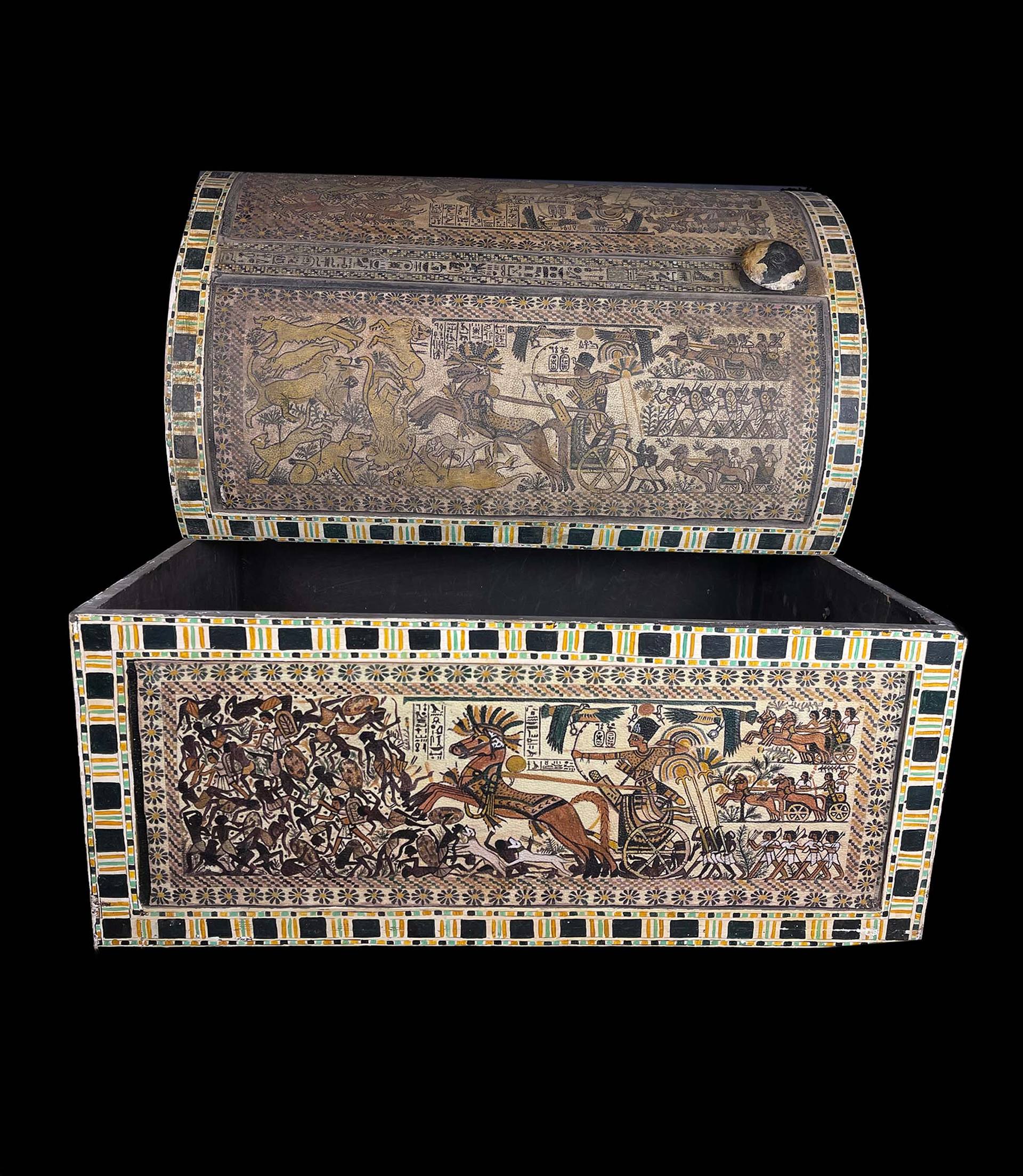 Painted Chest From The Tomb Of Tutankhamun