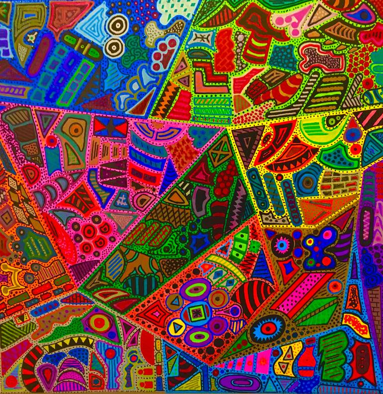 “Utter Clutter” Painting by William Rothenbach | Saatchi Art