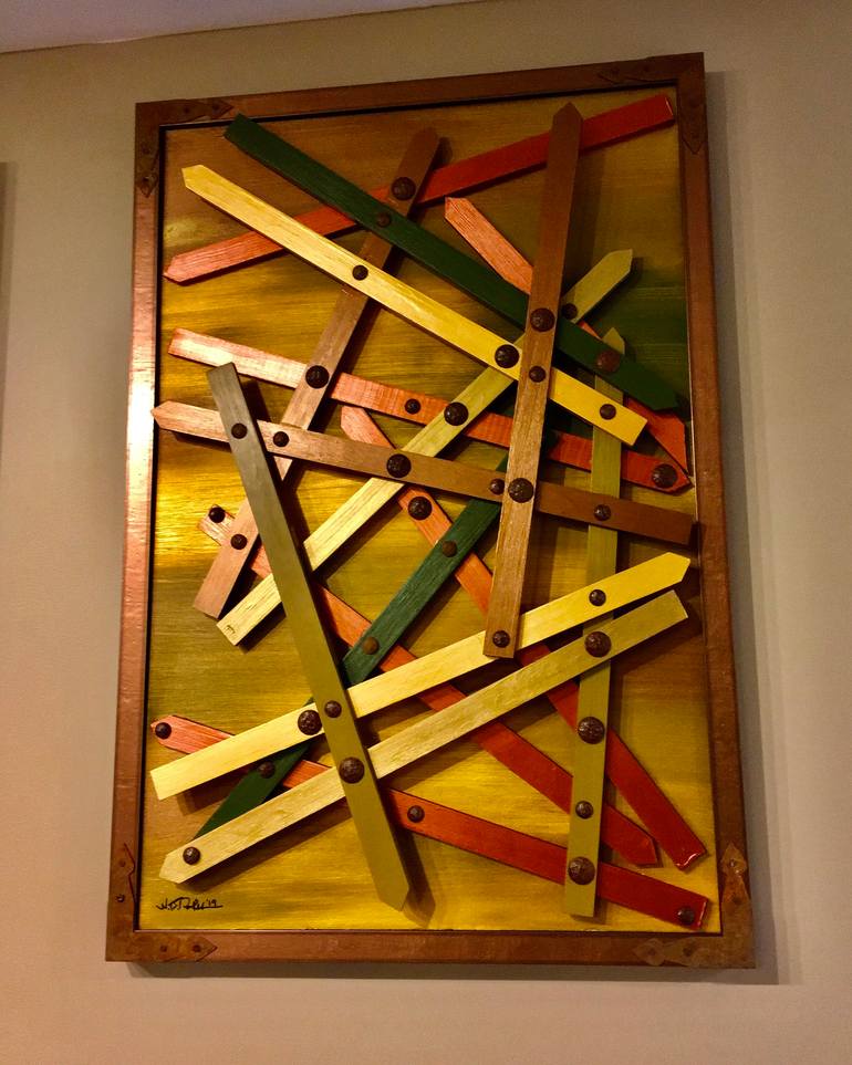 Rusty Rivets Painting by William Rothenbach | Saatchi Art