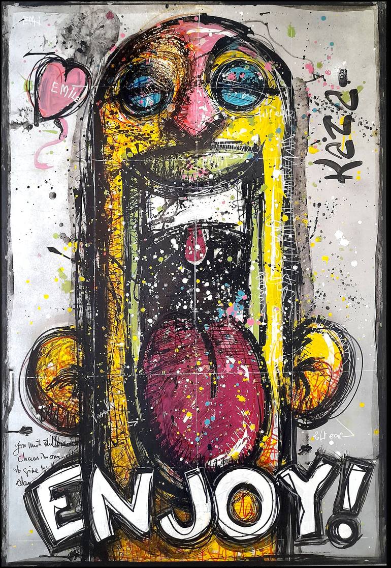 ENJOY ! -03 Painting by KAZA painter | Saatchi Art