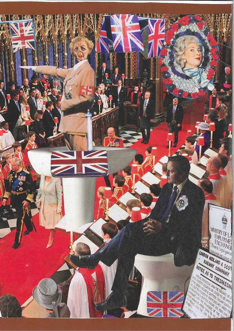 MAGGIE'S REMEMBRANCE DAY Collage by Michael Dickinson | Saatchi Art