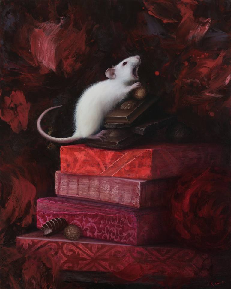 Get Your Own Chocolate! Painting by Kahla Lewis | Saatchi Art