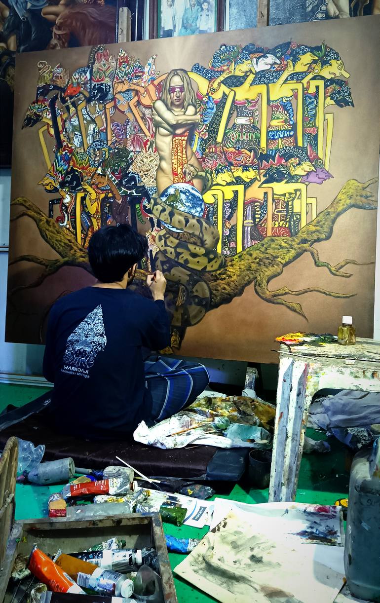 Eve Painting by Pitoh Pitoh | Saatchi Art