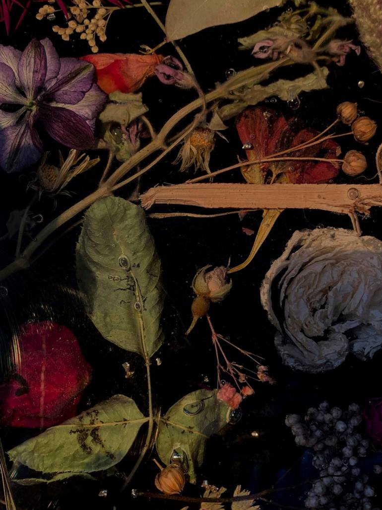 Original print Flowering crystal №1 Printmaking by Artashes Sardarian ...