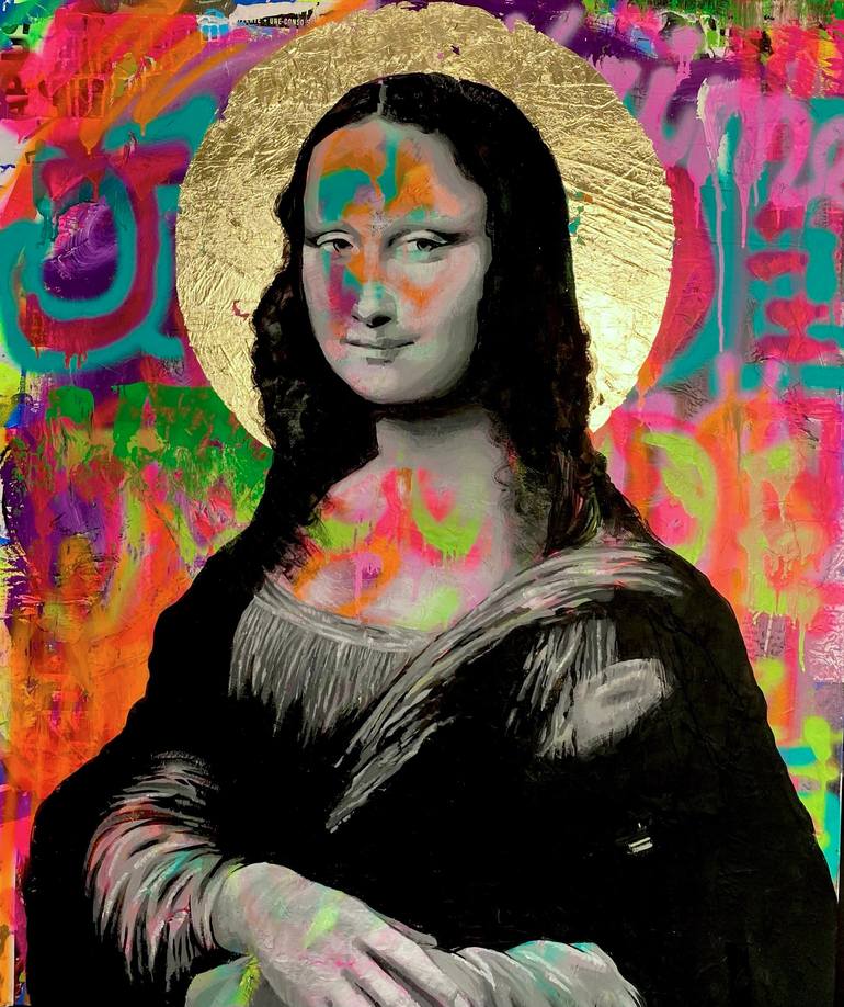 La joconde Painting by Thomas Amaru | Saatchi Art