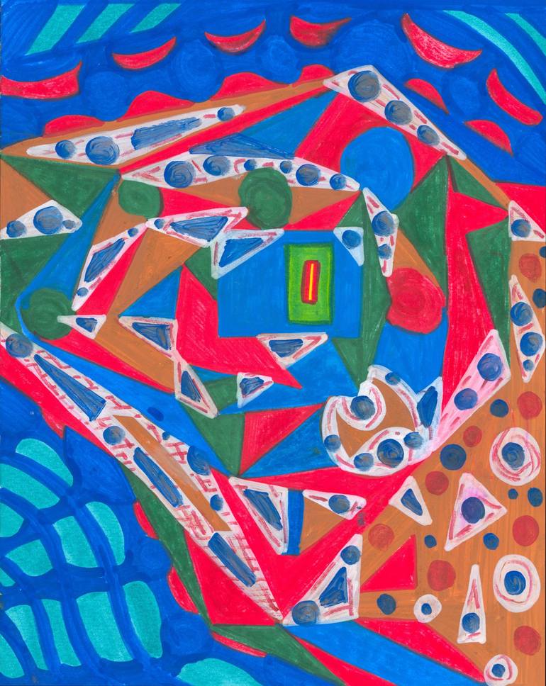 The Narrow Gate #7 Transition Collection Painting by Marcel Roche ...