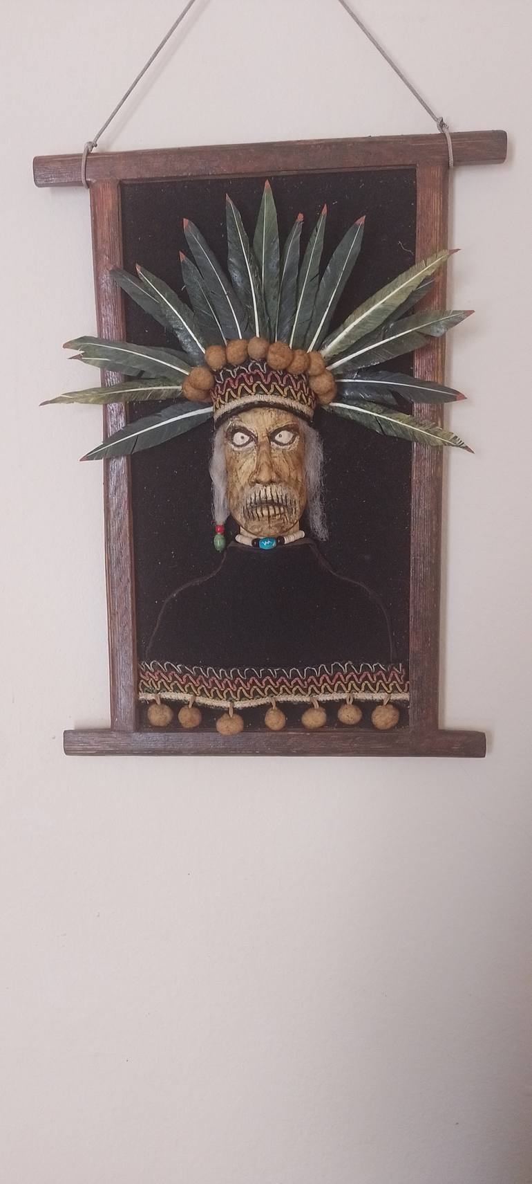 Aztec Nahuatl Medicine Man Sculpture by Valton Milaimi | Saatchi Art