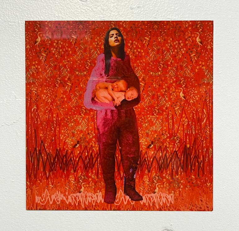 Mom with Twins Digital by Ambrus Gero | Saatchi Art