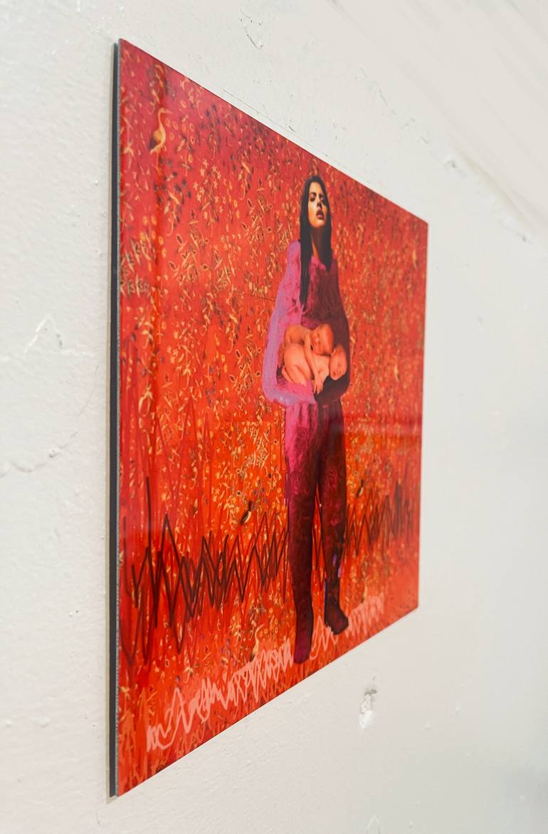 Mom with Twins Digital by Ambrus Gero | Saatchi Art