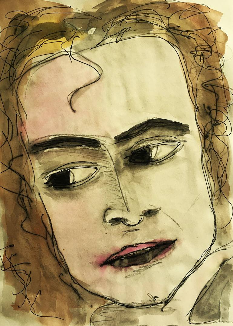 Helena Bonham Carter (2024) Painting by Sean Bw Parker | Saatchi Art