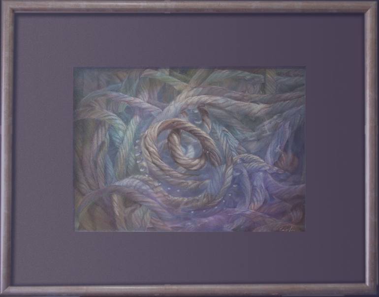 tangled rope Drawing by Sofia Chatzinikolaidou | Saatchi Art